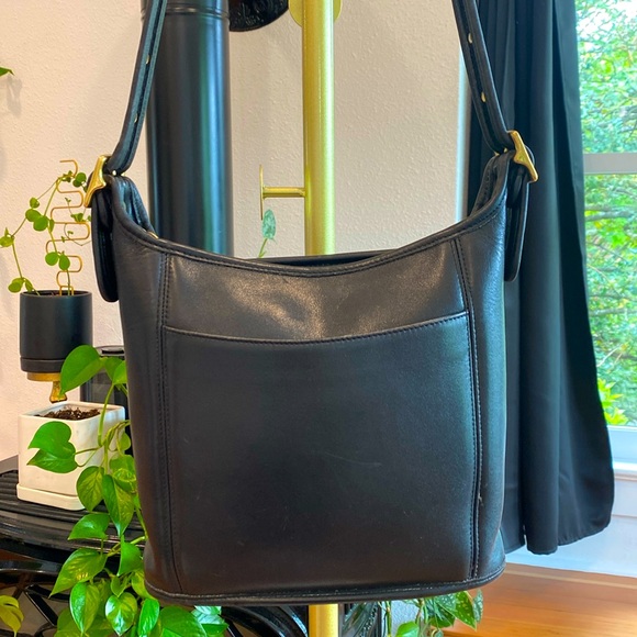 Coach | Bags | Vintage Coach Medium Slim Duffle Style 986 Black | Poshmark